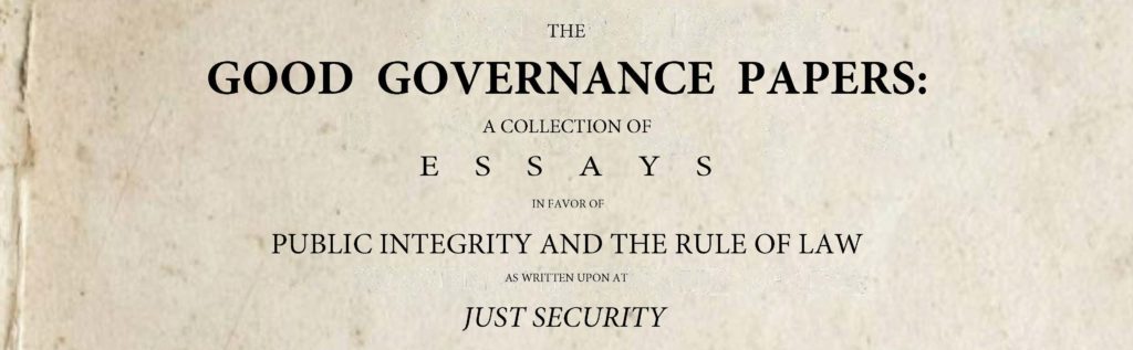 The Good Governance Papers: A January 2022 "Report Card" Update