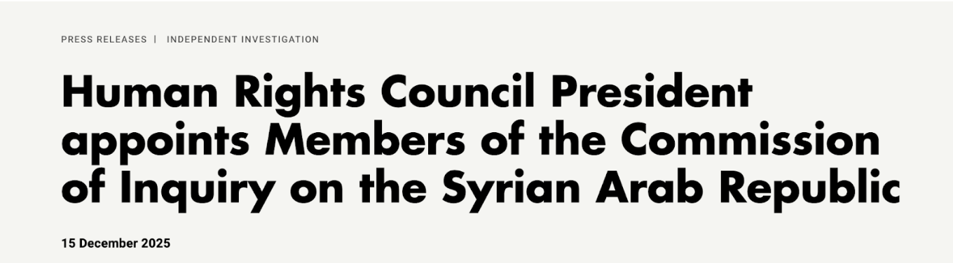 JS Executive Editor Appointed to UN Commission of Inquiry on Syria ...
